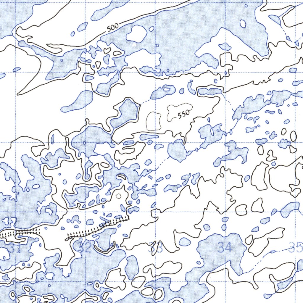 Lac Morgan East, QC (024M16 CanMatrix) Map by Natural Resources Canada ...