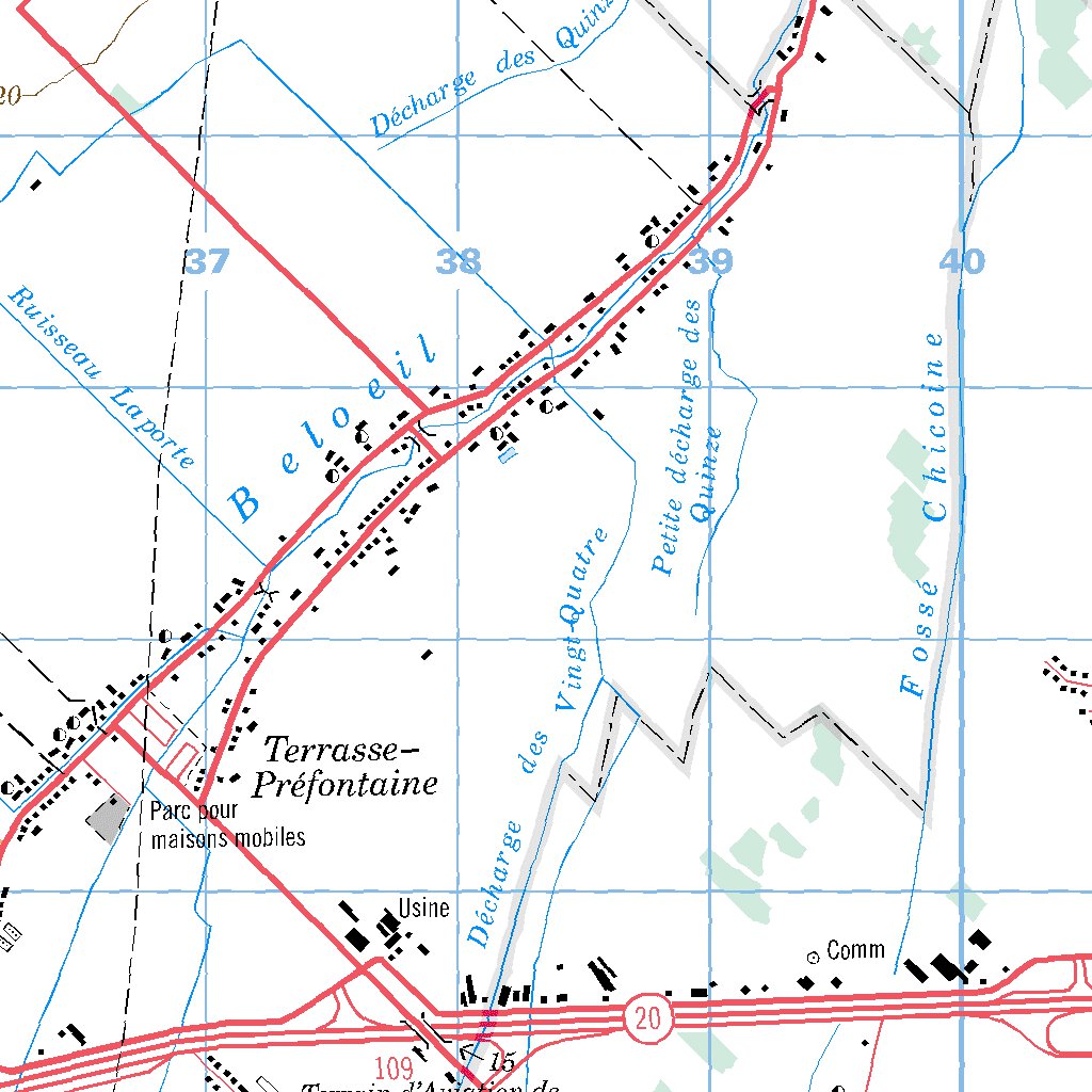 Beloeil, QC (031H11 CanMatrix) Map by Natural Resources Canada | Avenza ...