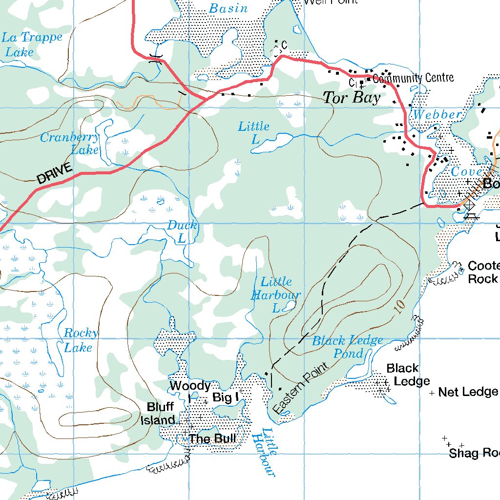 Larrys River, NS (011F03 CanMatrix) Map by Natural Resources Canada ...