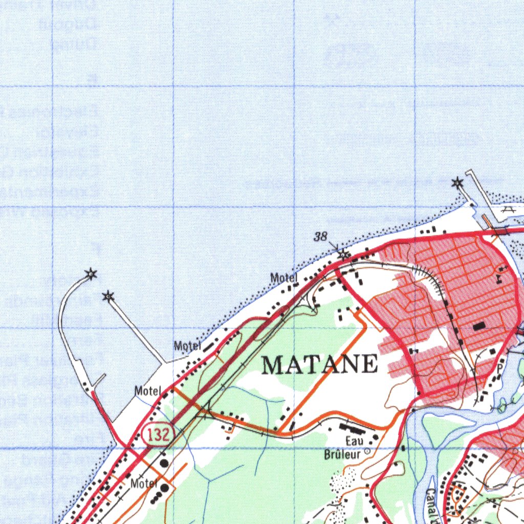 Matane, QC (022B13 CanMatrix) Map by Natural Resources Canada | Avenza Maps