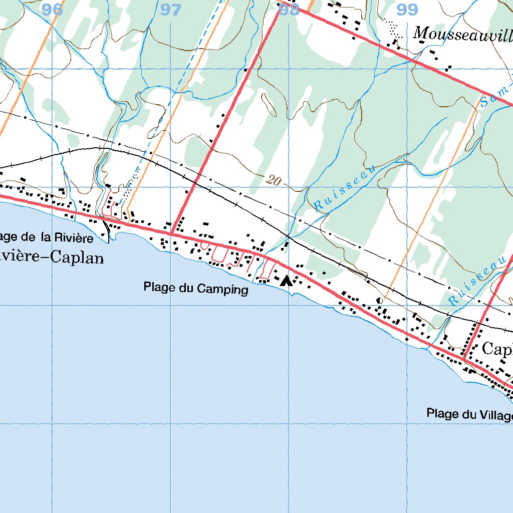 New Richmond, QC (022A04 CanMatrix) Map by Natural Resources Canada ...
