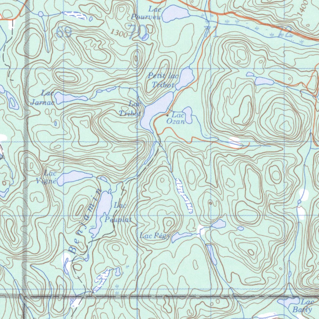 Duhamel, QC (031J03 CanMatrix) Map by Natural Resources Canada | Avenza ...