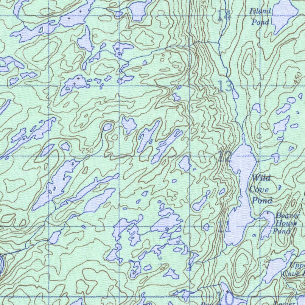 Englee, NL (012I09 CanMatrix) Map by Natural Resources Canada | Avenza Maps