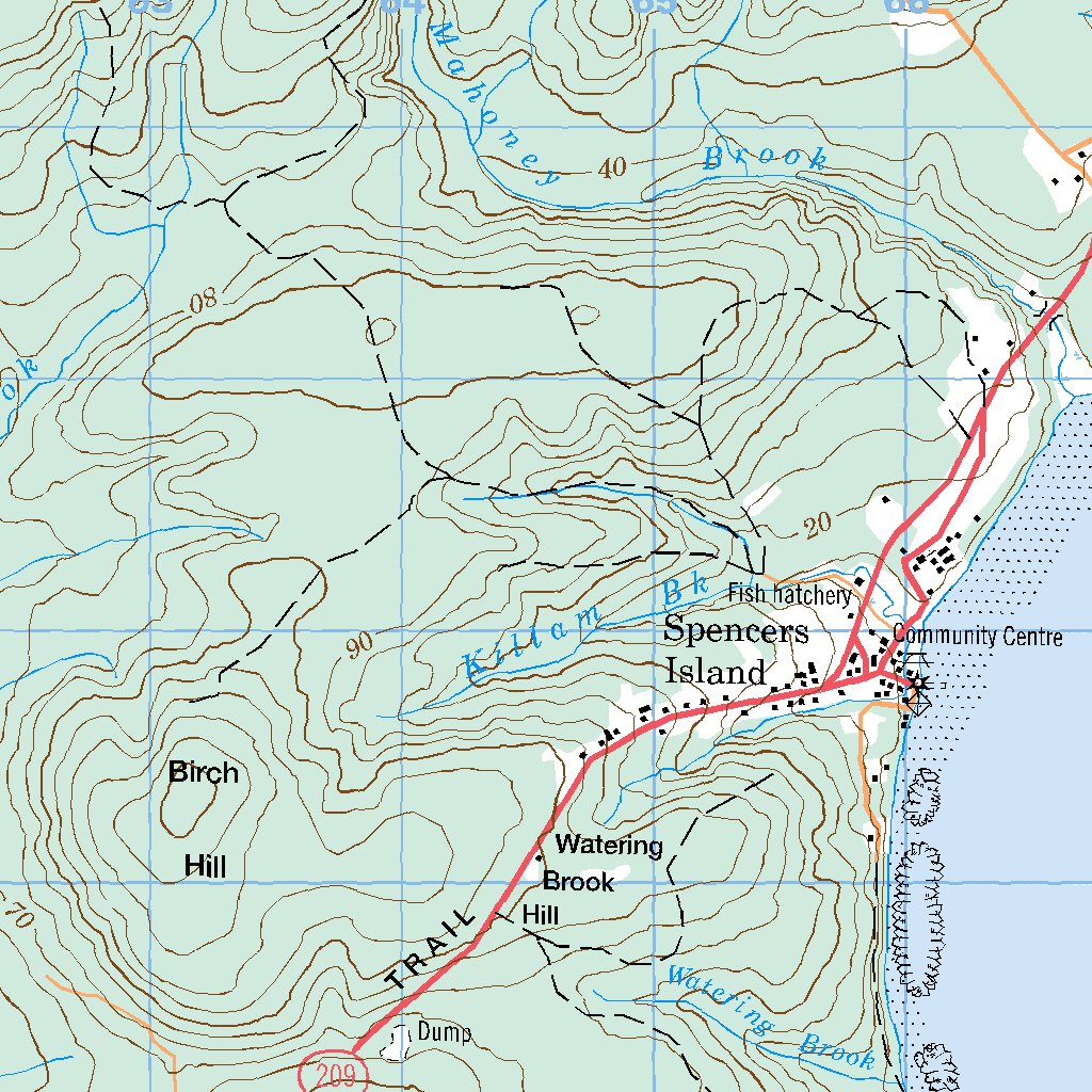 Cape Chignecto, NS (021H07 CanMatrix) Map by Natural Resources Canada ...