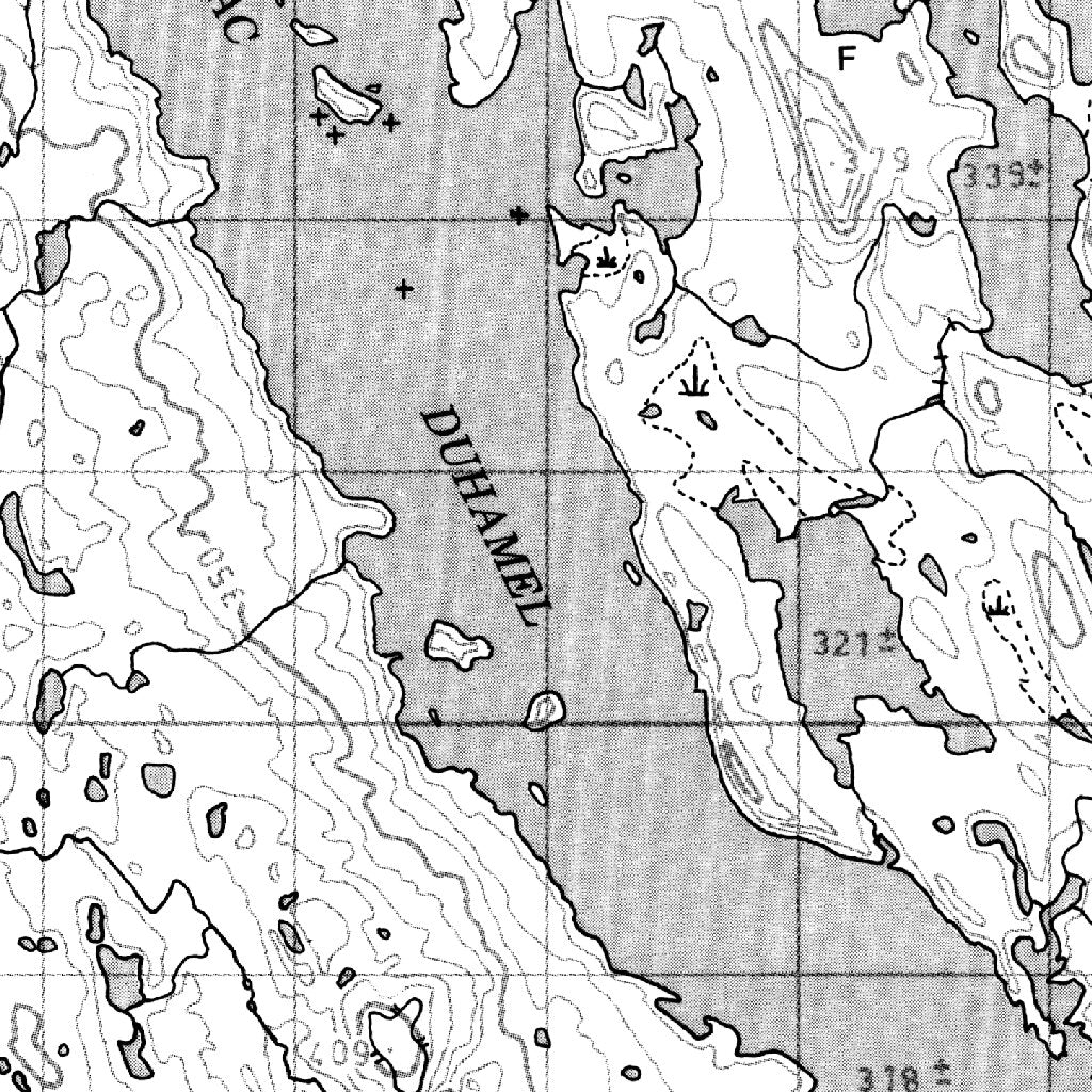 Lac Duhamel, QC (024B06 CanMatrix) Map by Natural Resources Canada ...