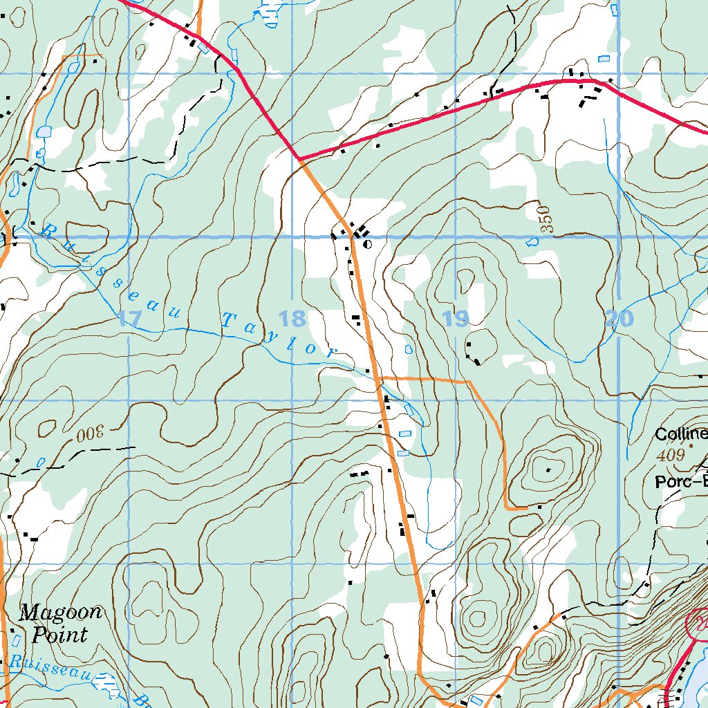 Lac Memphrémagog, QC (031H01 CanMatrix) Map by Natural Resources Canada ...