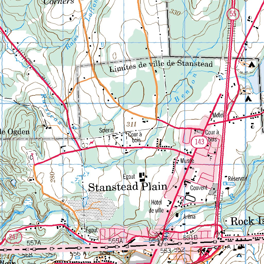 Lac Memphrémagog, QC (031H01 CanMatrix) Map by Natural Resources Canada ...
