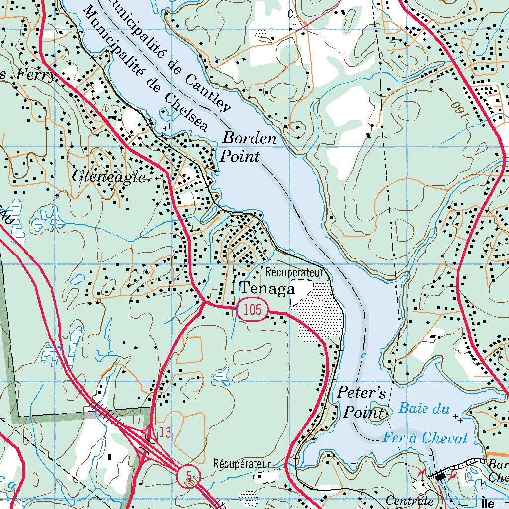 Wakefield, ON (031G12 CanMatrix) Map by Natural Resources Canada ...