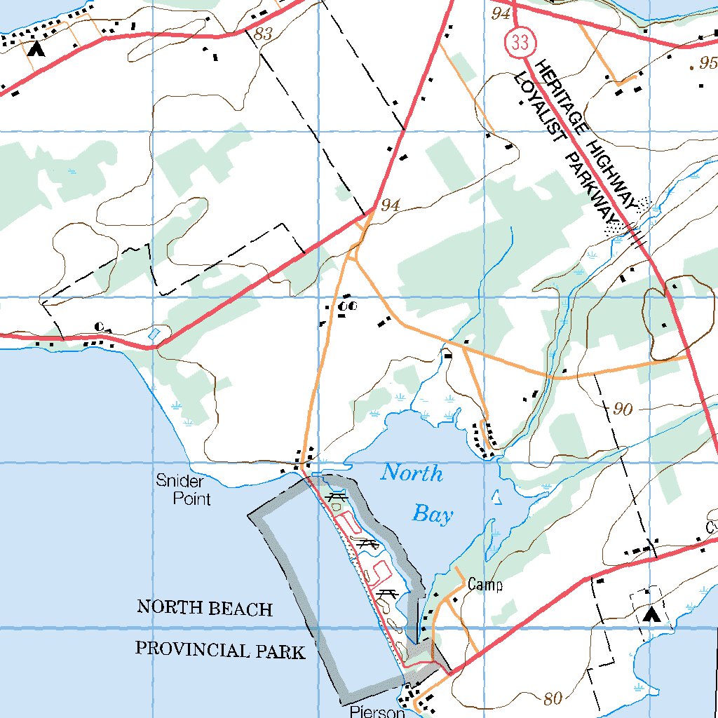 Consecon, ON (030N13 CanMatrix) Map by Natural Resources Canada ...