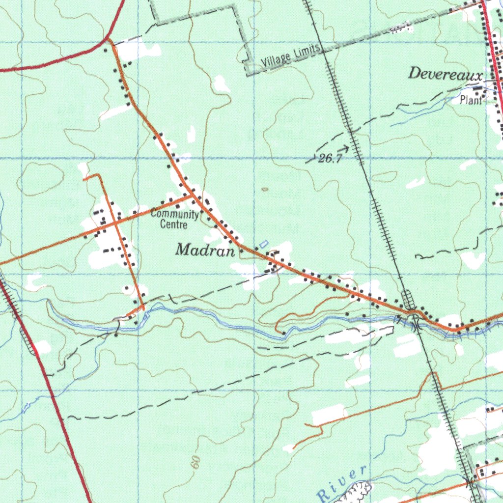 Pointe Verte, NB (021P13 CanMatrix) Map by Natural Resources Canada ...