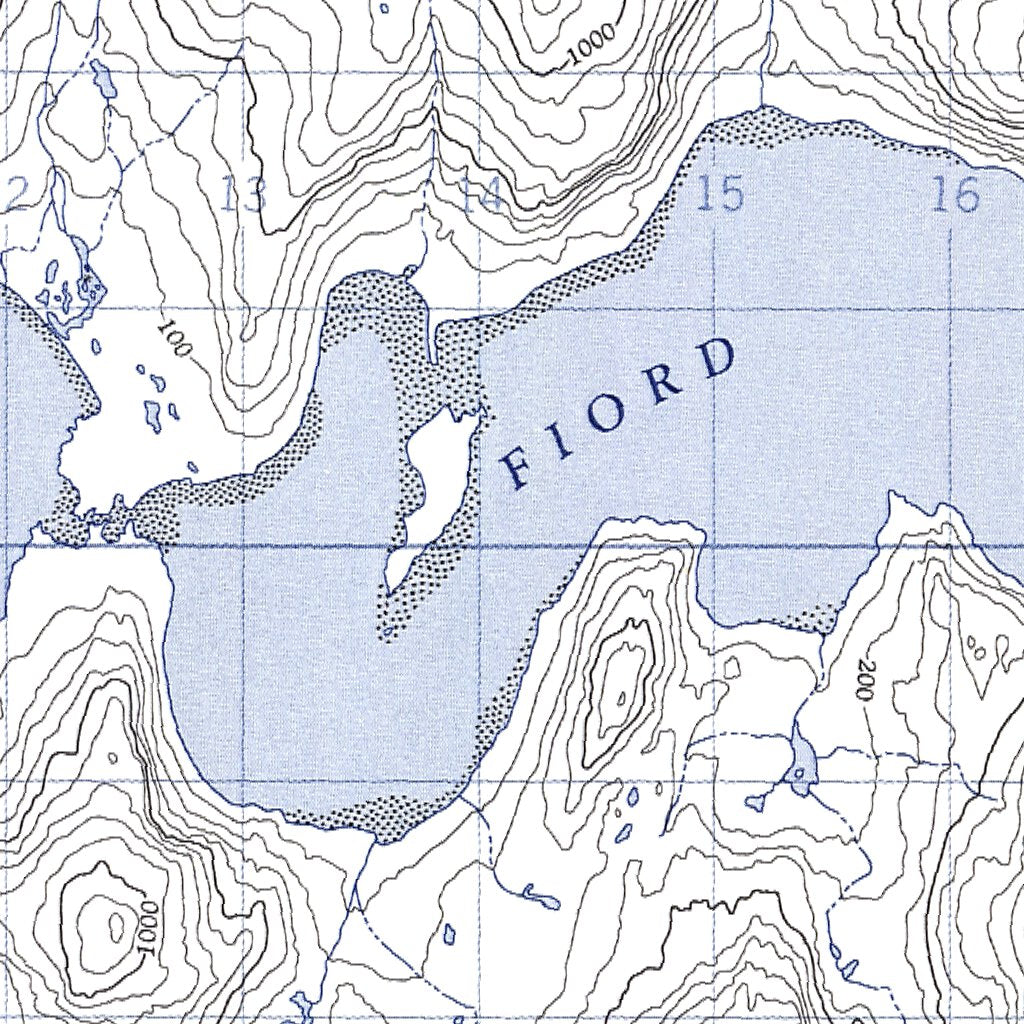 Ikkudliayuk Fiord East, NL (025A02 CanMatrix) Map by Natural Resources ...