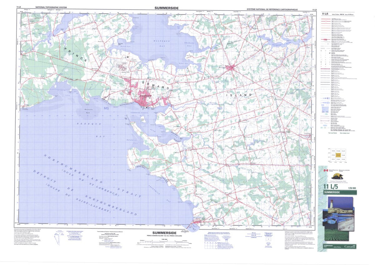 Summerside, PE (011L05 CanMatrix) Map by Natural Resources Canada ...