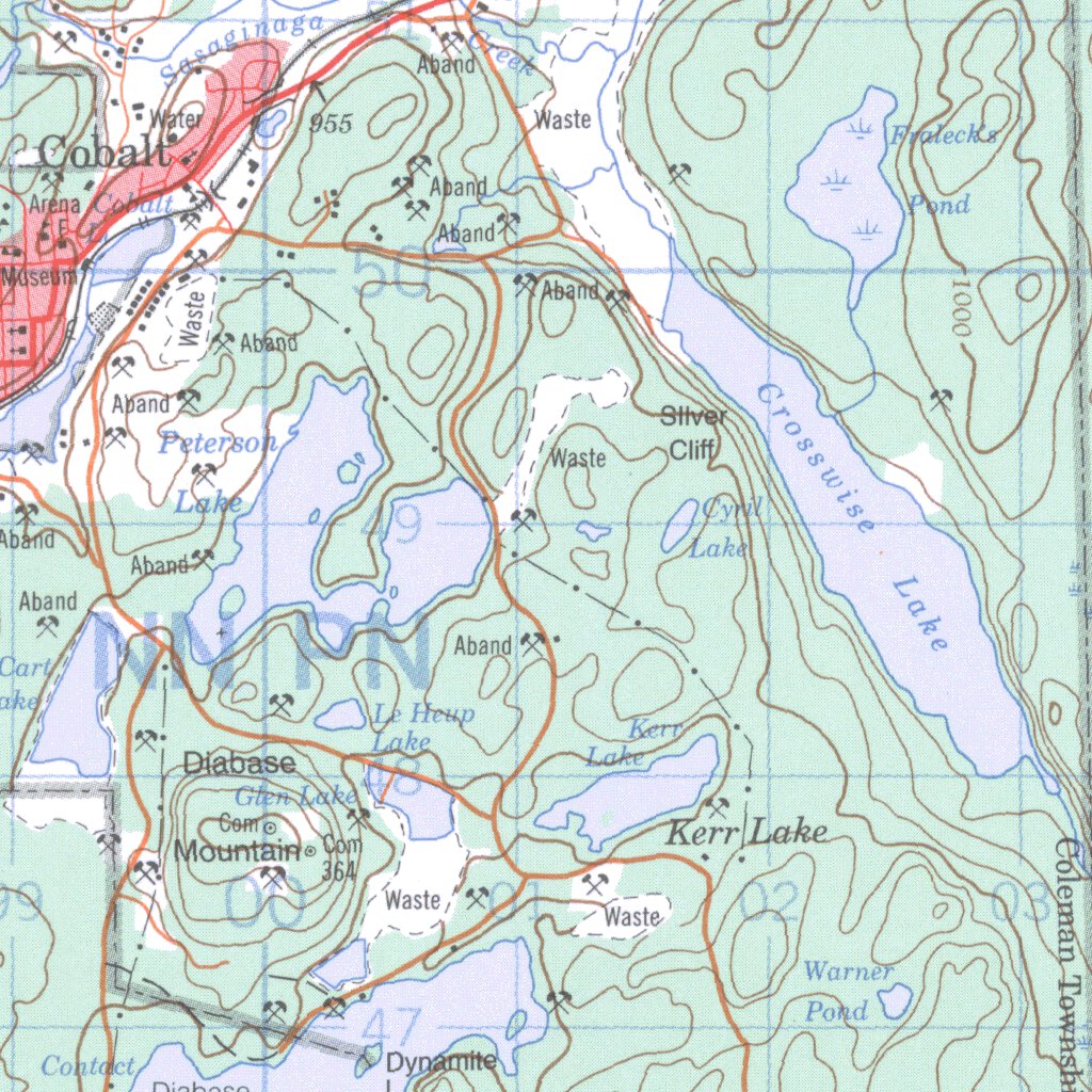 Cobalt, ON (031M05 CanMatrix) Map by Natural Resources Canada | Avenza Maps
