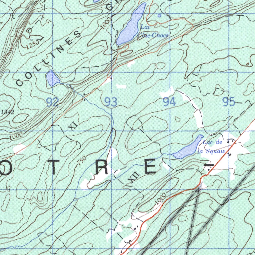 Sayabec, QC (022B12 CanMatrix) Map by Natural Resources Canada | Avenza ...