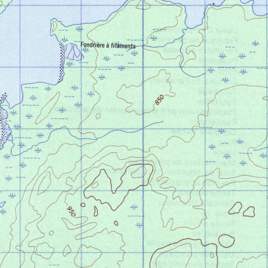Lac Evans, QC (032K15 CanMatrix) Map by Natural Resources Canada ...