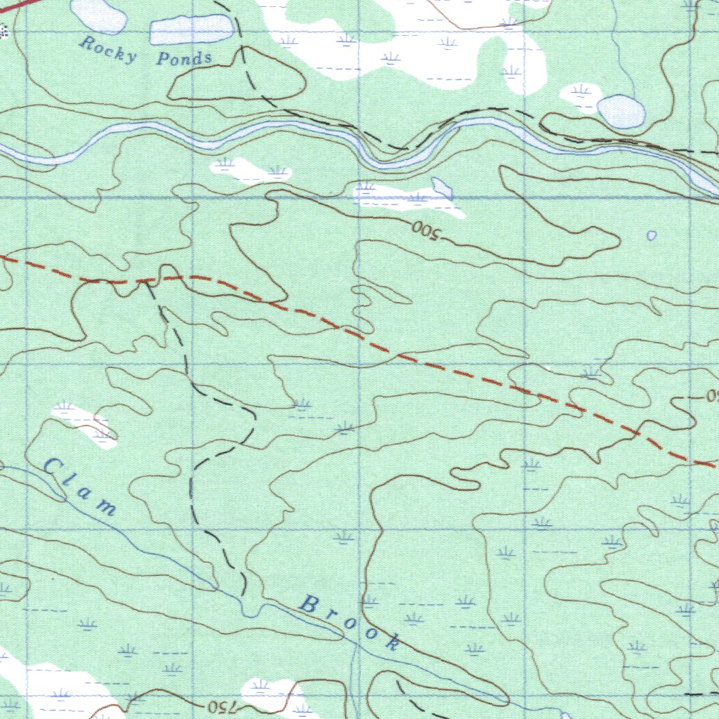 Flat Bay, NL (012B07 CanMatrix) Map by Natural Resources Canada ...