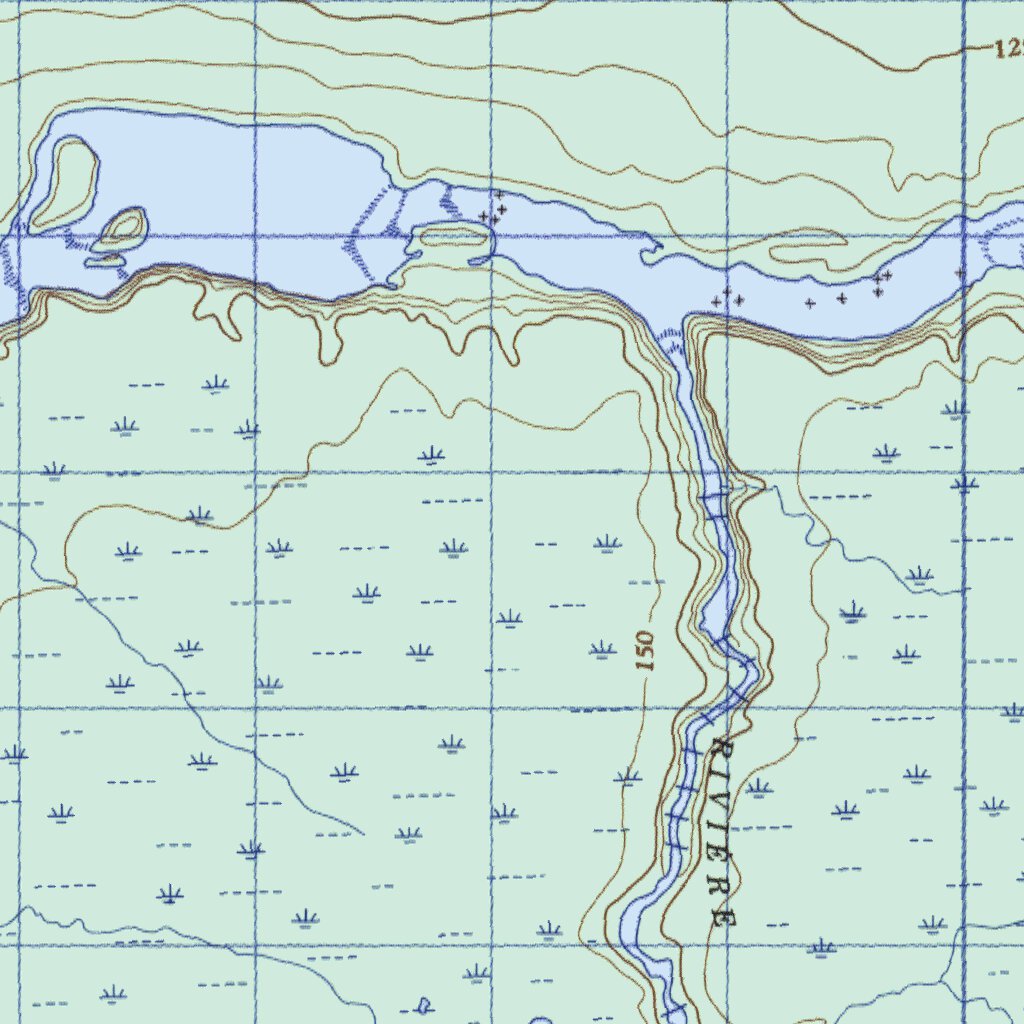 Fort-Rupert, NU (032M07 CanMatrix) Map by Natural Resources Canada ...