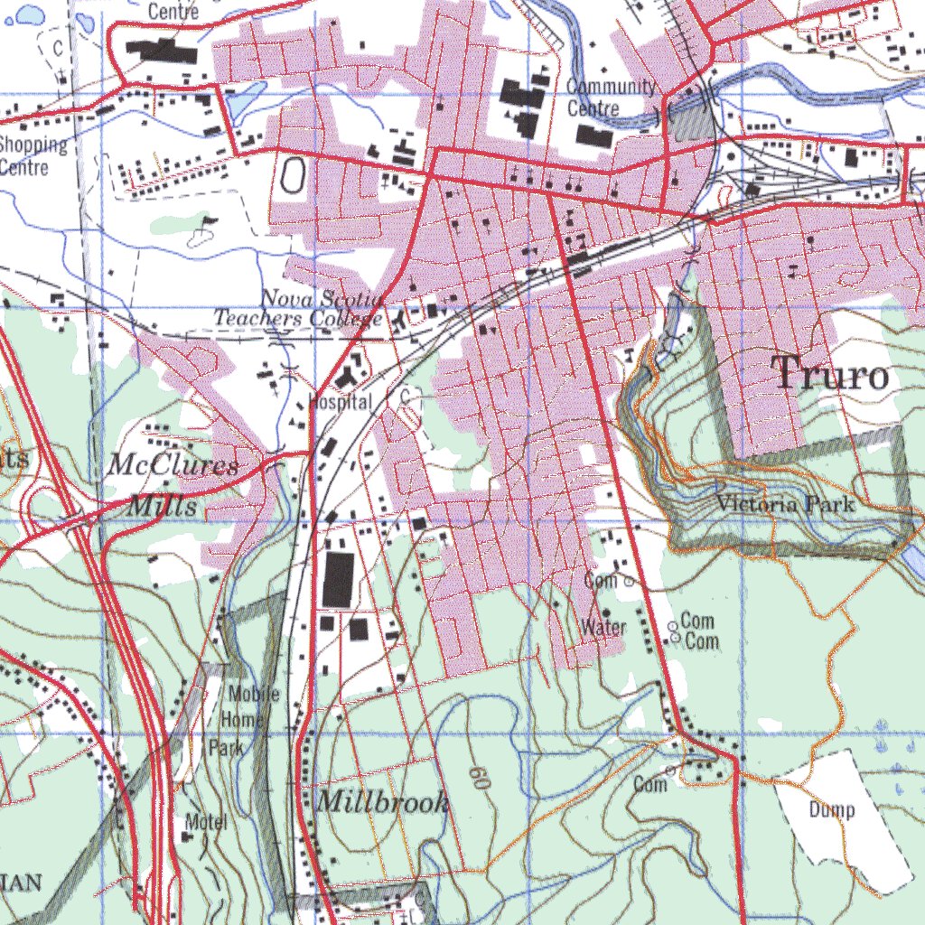 Truro, NS (011E06 CanMatrix) Map by Natural Resources Canada | Avenza Maps
