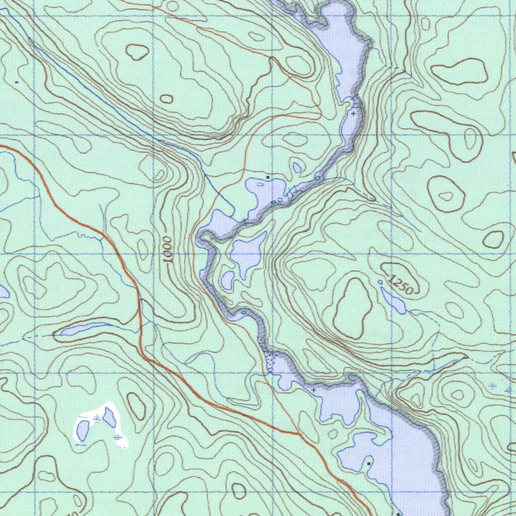 Lac Russell, QC (031K12 CanMatrix) Map by Natural Resources Canada ...