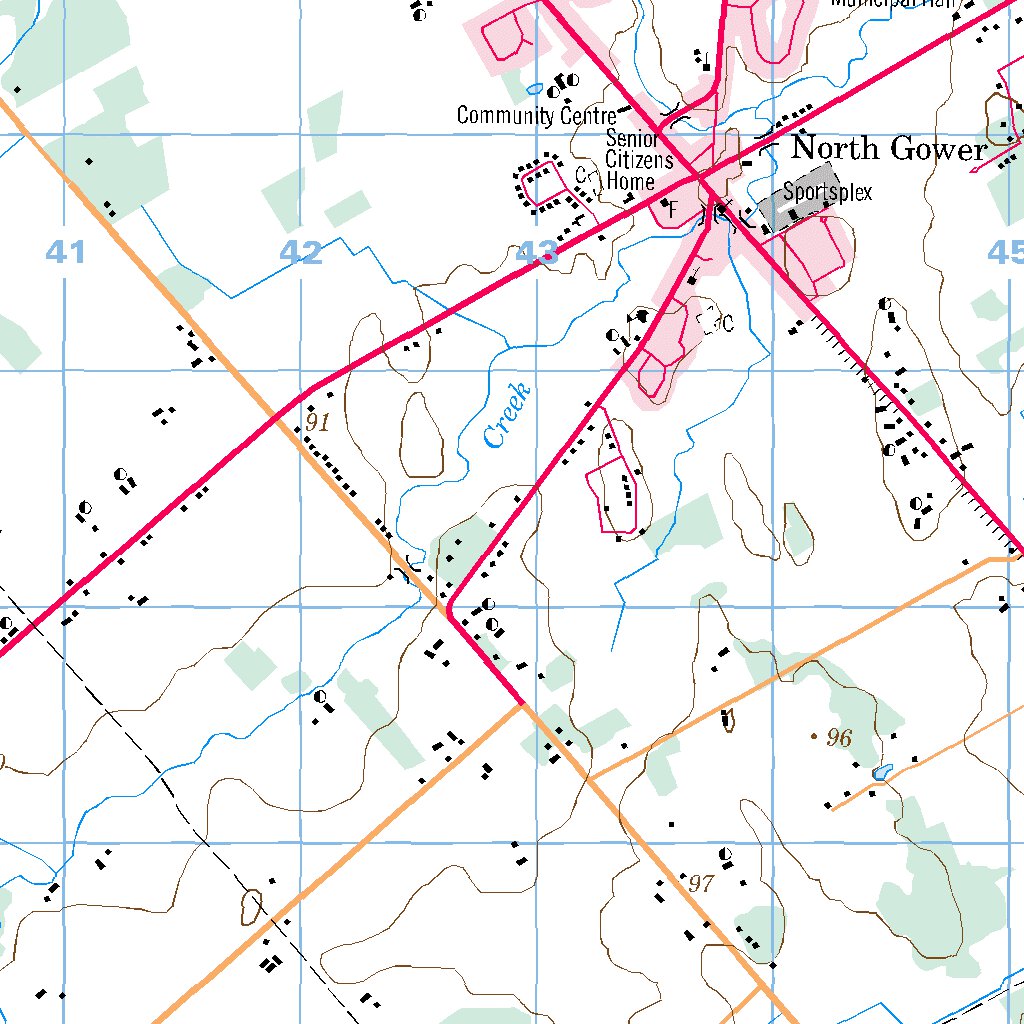 Kemptville, ON (031G04 CanMatrix) Map by Natural Resources Canada ...