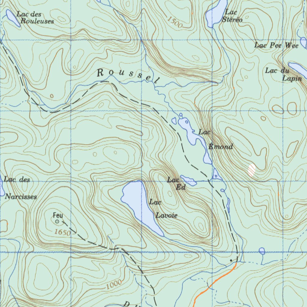 Lac Des Coeurs, QC (022C12 CanMatrix) Map by Natural Resources Canada ...