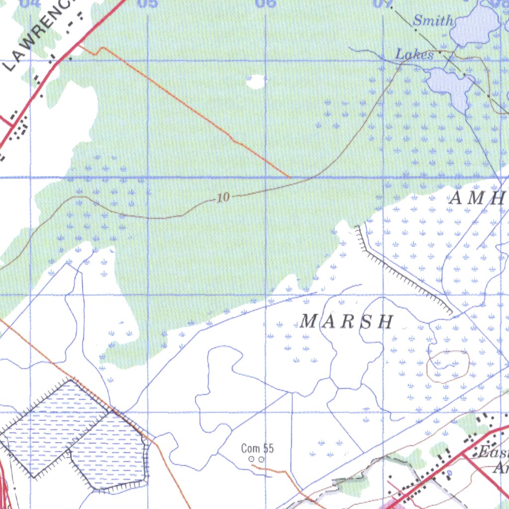 Amherst, NB (021H16 CanMatrix) Map by Natural Resources Canada | Avenza ...