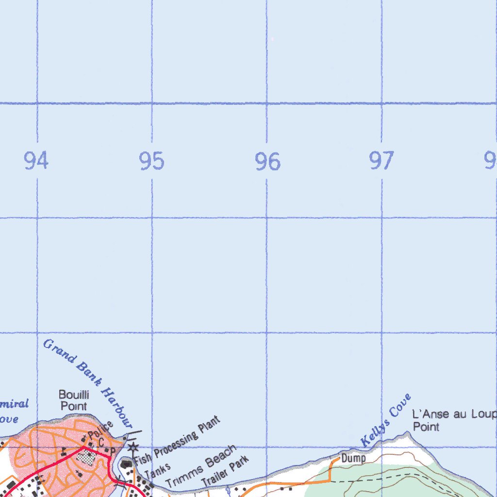 Grand Bank, NL (001M04 CanMatrix) Map by Natural Resources Canada ...