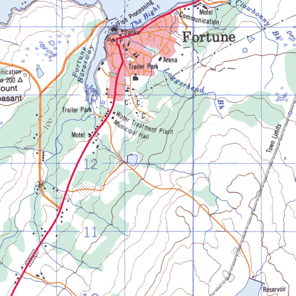 Grand Bank, NL (001M04 CanMatrix) Map by Natural Resources Canada ...