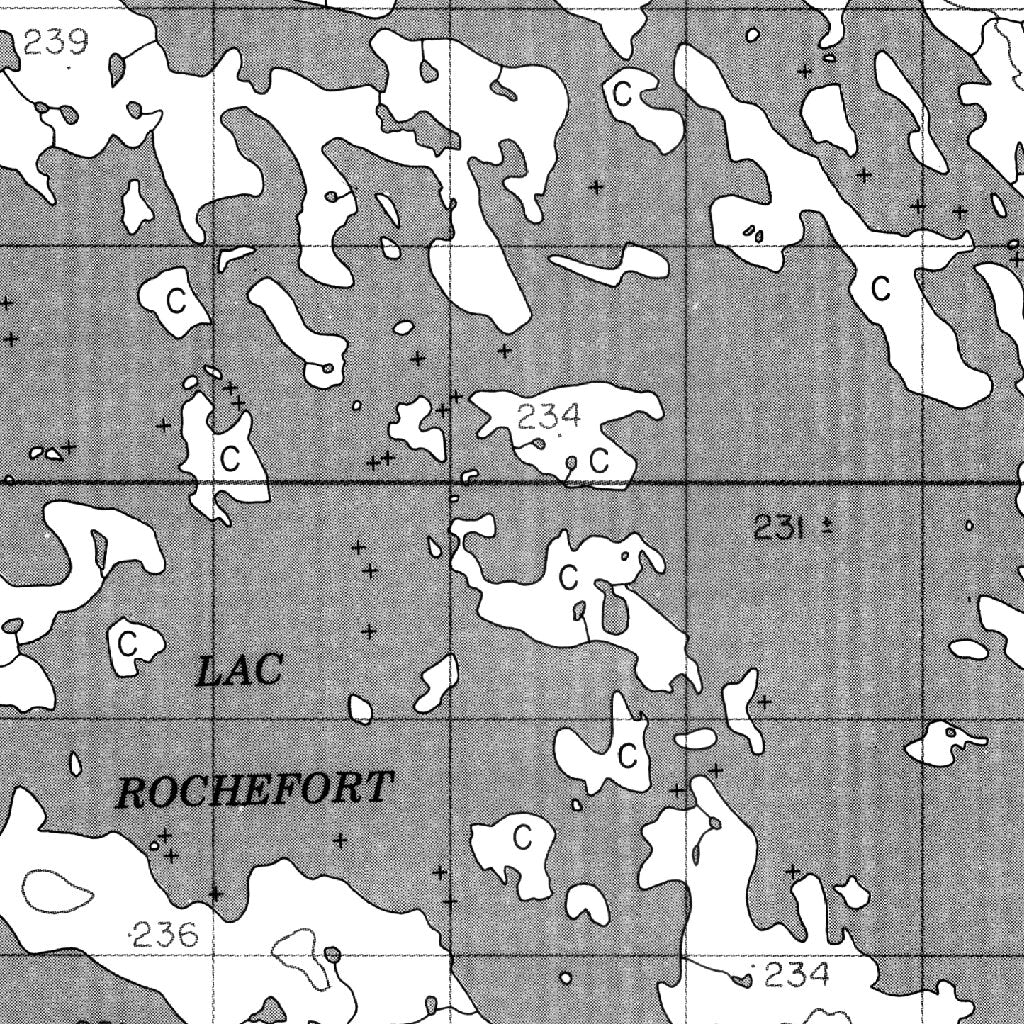 Lac Morié, QC (034I06 CanMatrix) Map by Natural Resources Canada ...