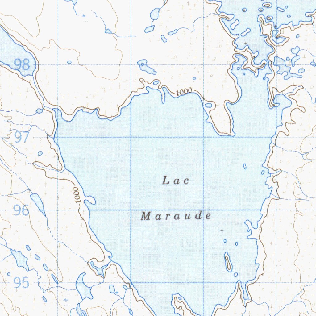 Chute Au Granite, QC (023N16 CanMatrix) Map by Natural Resources Canada ...