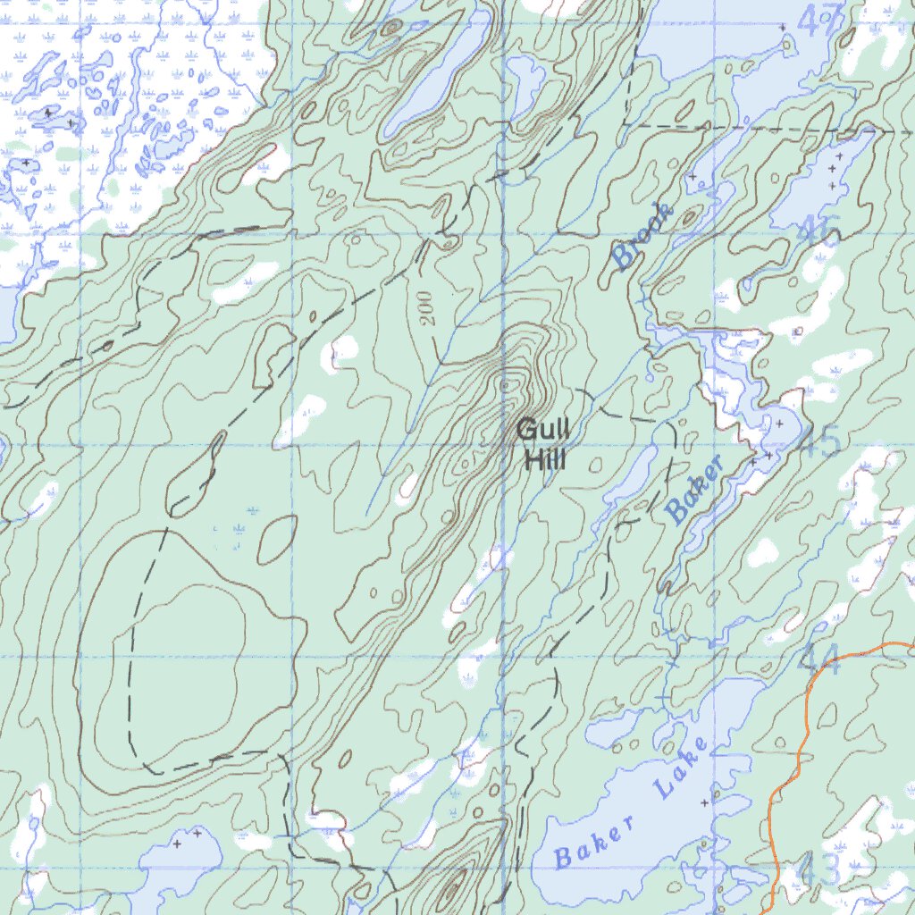 Dawes Pond, NL (012H01 CanMatrix) Map by Natural Resources Canada ...
