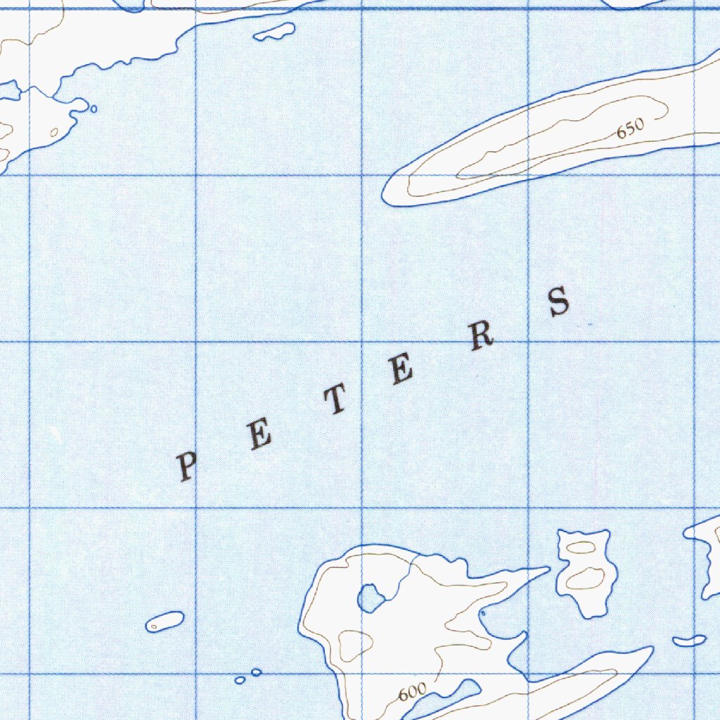 Lac Peters, QC (024M10 CanMatrix) Map by Natural Resources Canada ...