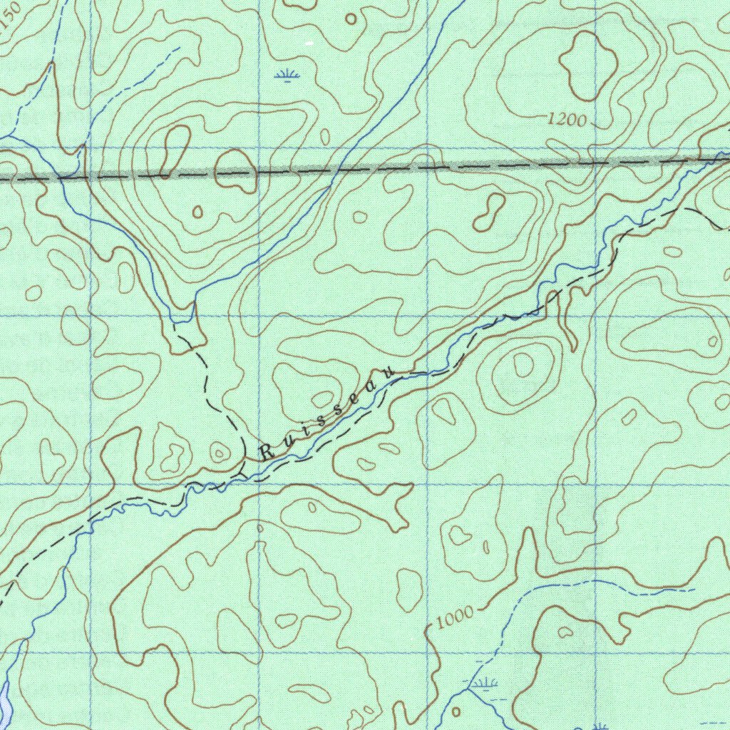 Lac Simard, QC (031M10 CanMatrix) Map by Natural Resources Canada ...