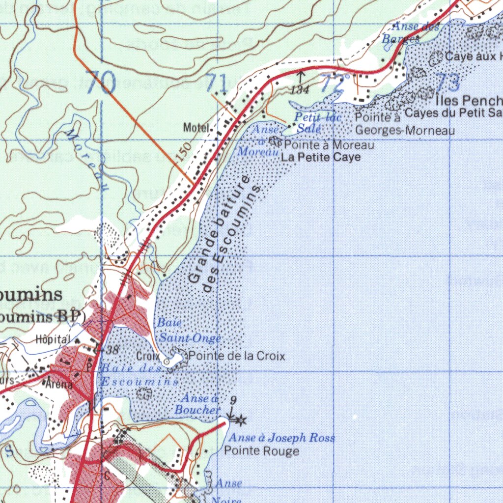 Les Escoumins, QC (022C06 CanMatrix) Map by Natural Resources Canada ...