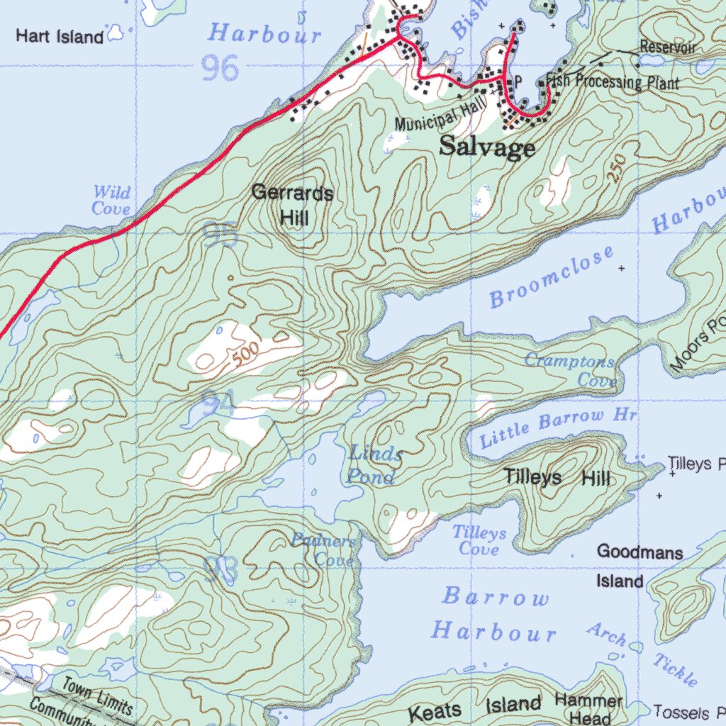 Eastport, NL (002C12 CanMatrix) Map by Natural Resources Canada | Avenza Maps