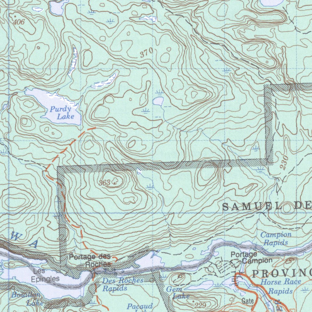 Mattawa, ON (031L07 CanMatrix) Map by Natural Resources Canada | Avenza ...