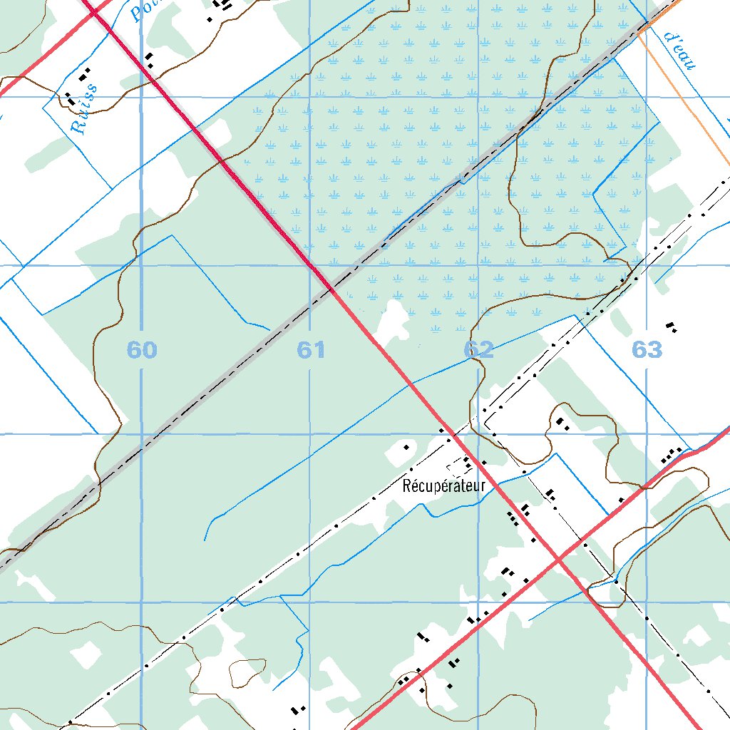 Huntingdon, ON (031G01 CanMatrix) Map by Natural Resources Canada ...