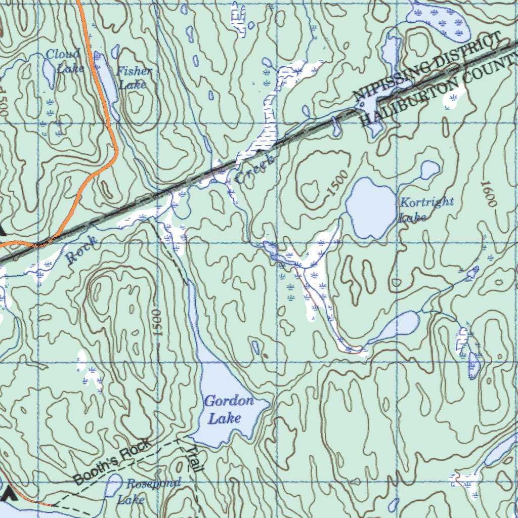 Opeongo Lake, ON (031E09 CanMatrix) Map by Natural Resources Canada ...