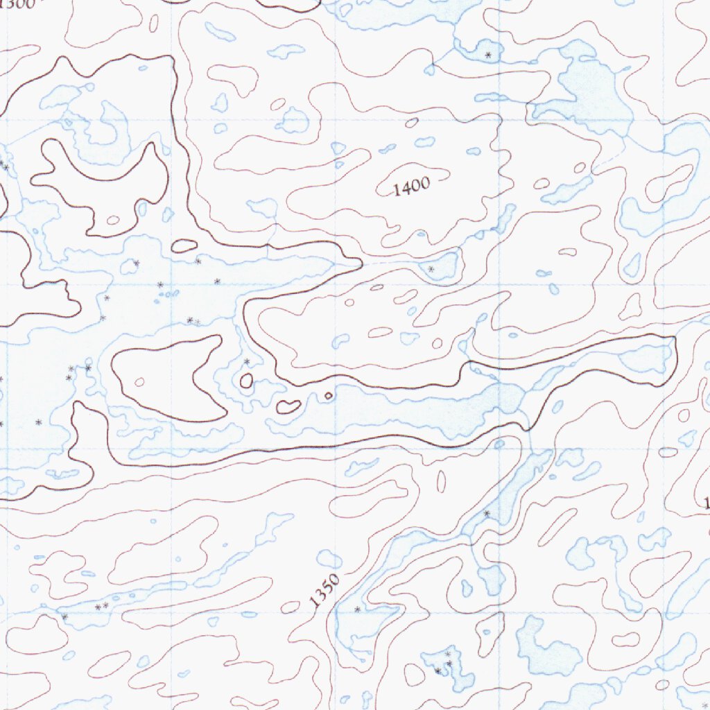 Hubert Lake East, QC (035F08 CanMatrix) Map by Natural Resources Canada ...