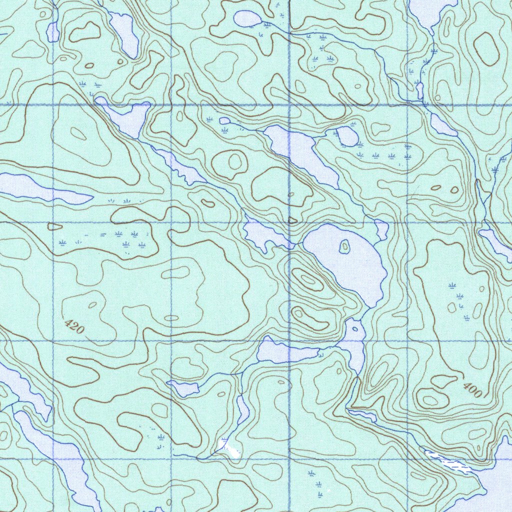 Umfreville Lake, ON (052L07 CanMatrix) Map by Natural Resources Canada ...