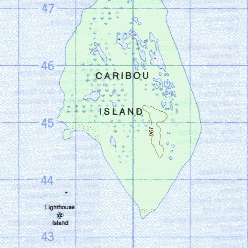 Lighthouse Island, ON (041N05 CanMatrix) Map by Natural Resources ...