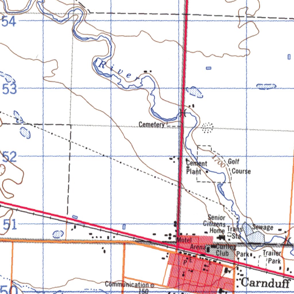 Carnduff, SK (062F04 CanMatrix) Map by Natural Resources Canada ...