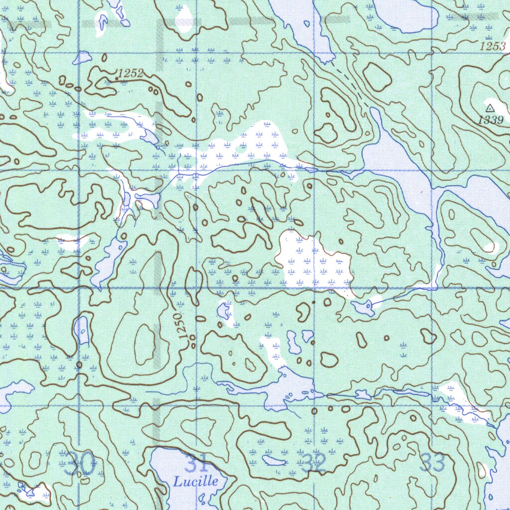 Namakan Lake, ON (052C07 CanMatrix) Map by Natural Resources Canada ...
