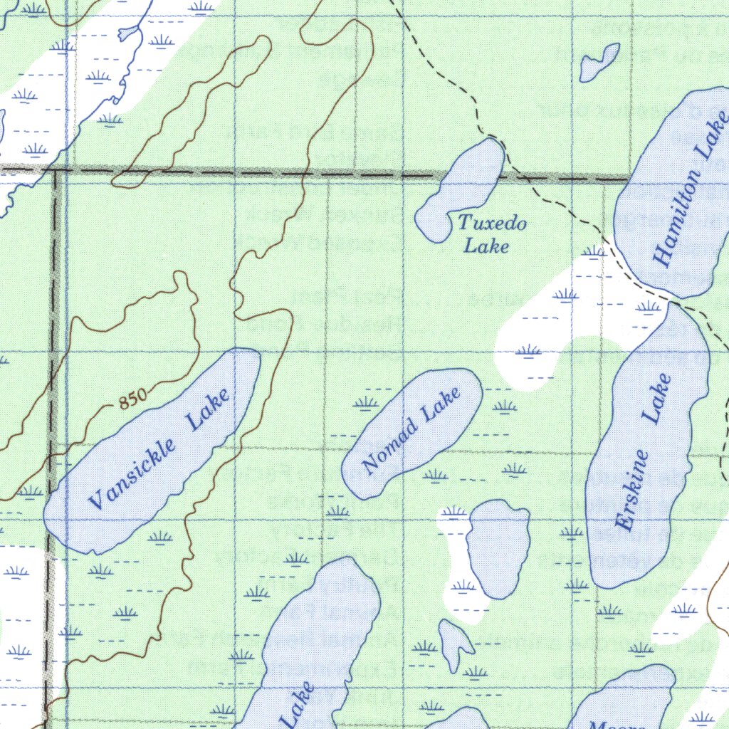 Magnolia Lake, MB (063C08 CanMatrix) Map by Natural Resources Canada ...