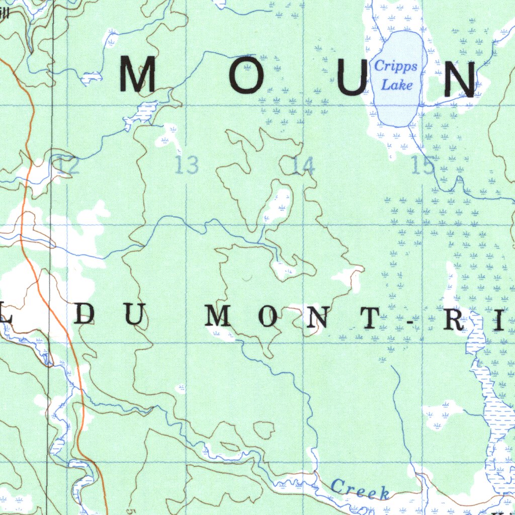 Whitewater Lake, MB (062K16 CanMatrix) Map by Natural Resources Canada ...