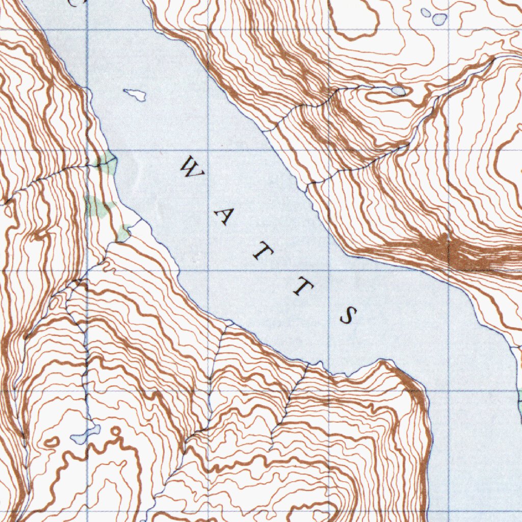 Lac Watts, QC (035G16 CanMatrix) Map by Natural Resources Canada ...