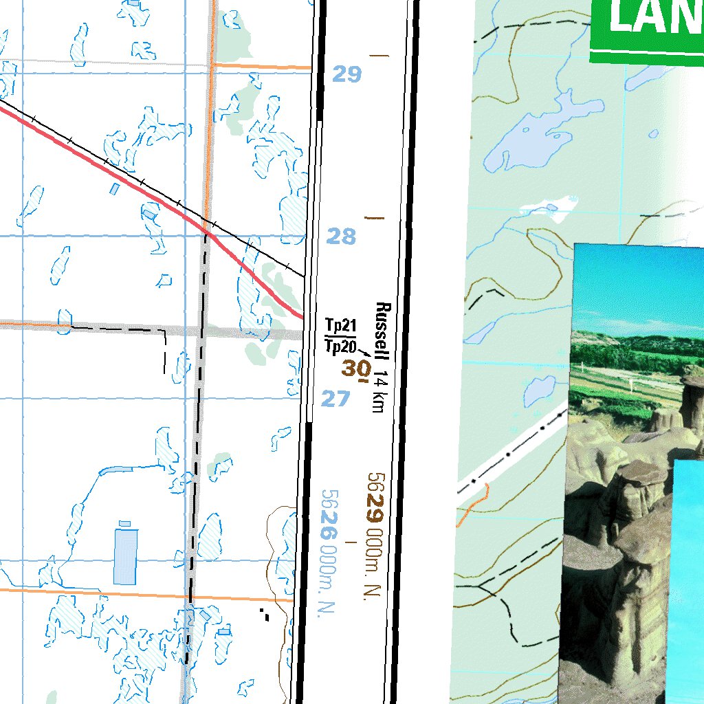 Langenburg, MB (062K13 CanMatrix) Map by Natural Resources Canada ...