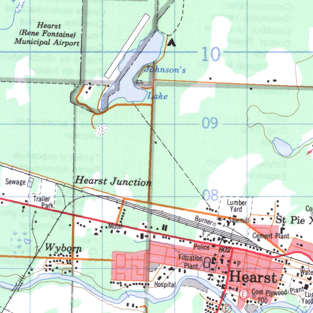 Hearst, ON (042G12 CanMatrix) Map by Natural Resources Canada | Avenza Maps