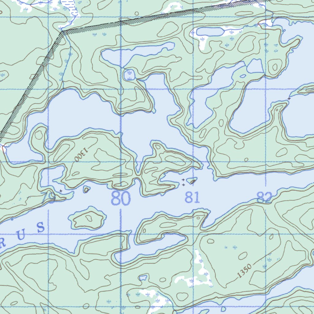 Quetico Lake, ON (052B12 CanMatrix) Map by Natural Resources Canada ...