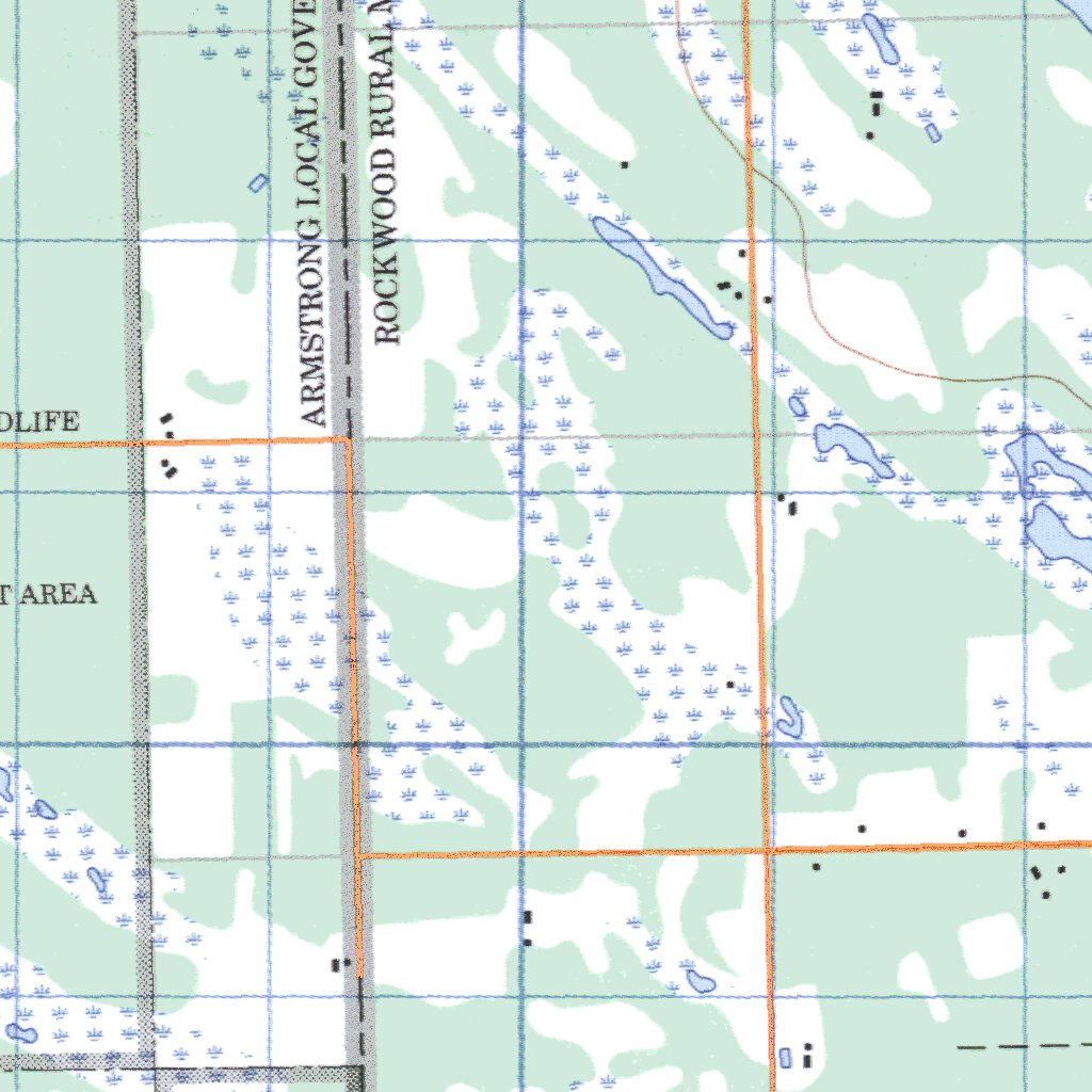 Teulon, MB (062I06 CanMatrix) Map by Natural Resources Canada | Avenza Maps